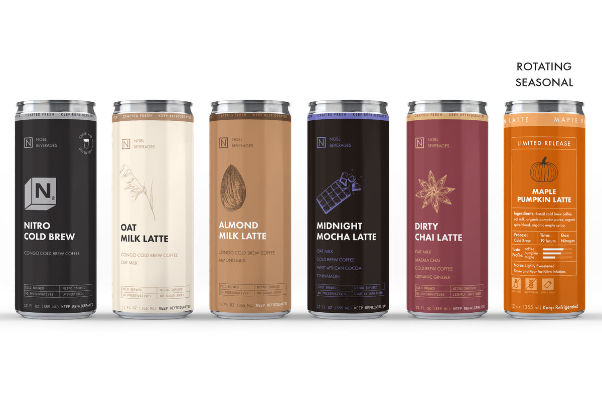 NOBL Cold Brew Variety Packs (12/case) – Nobl Beverages