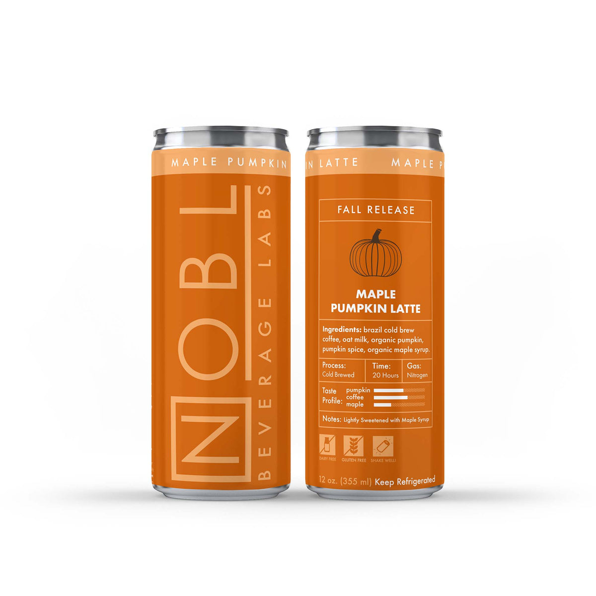 NOBL Seasonal Release - Maple Pumpkin Latte (12/case) – Nobl Beverages